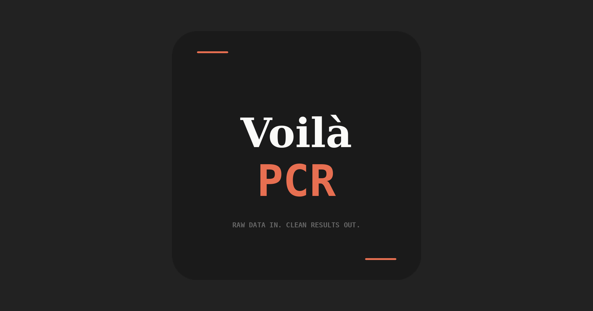 qPCR Standard Curve Best Practices and Common Mistakes — VoilaPCR